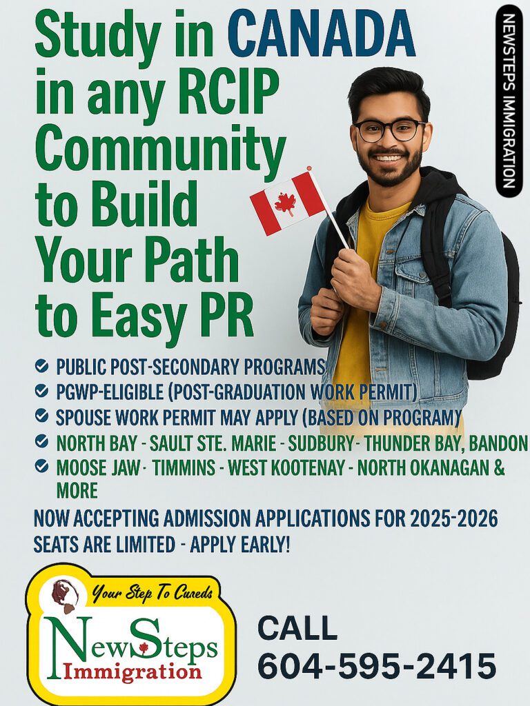 RCIP 2025 Update - NewSteps Surrey Canada Immigration Consultants BC